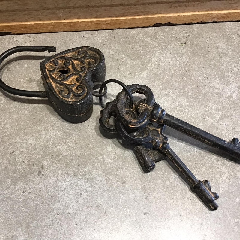 Antique Key Lock - Etsy