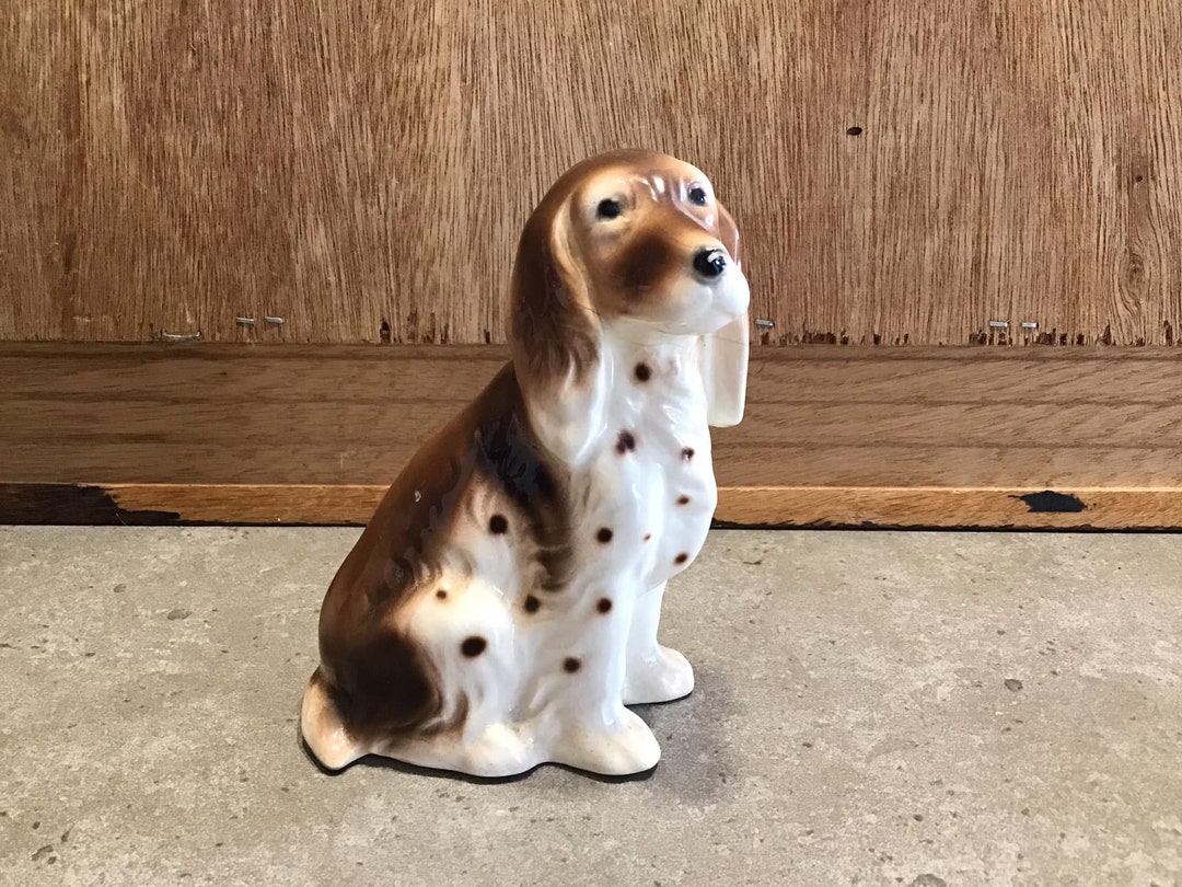 Antique German Sitzendorf Porcelain/ceramic Dog Figurine. - Etsy