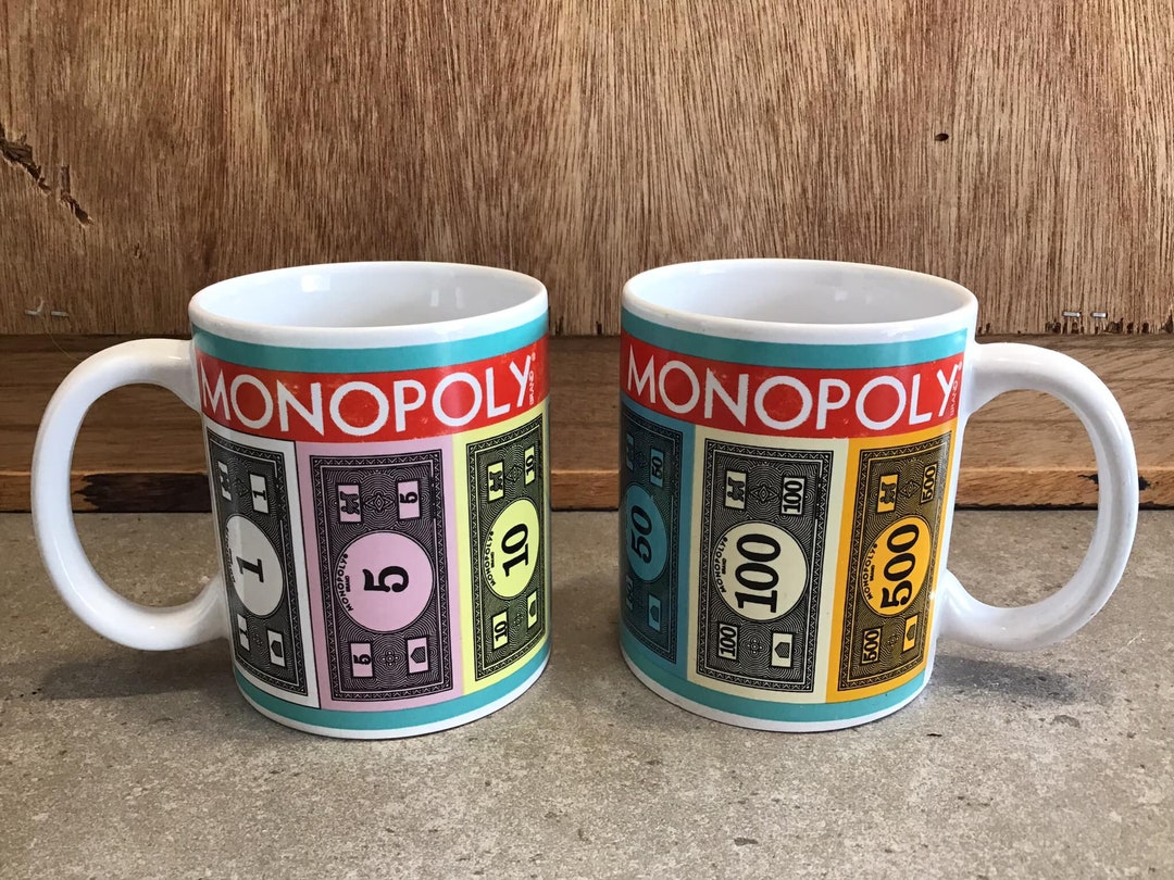 2 Monopoly Game Coffee Mugs - Etsy