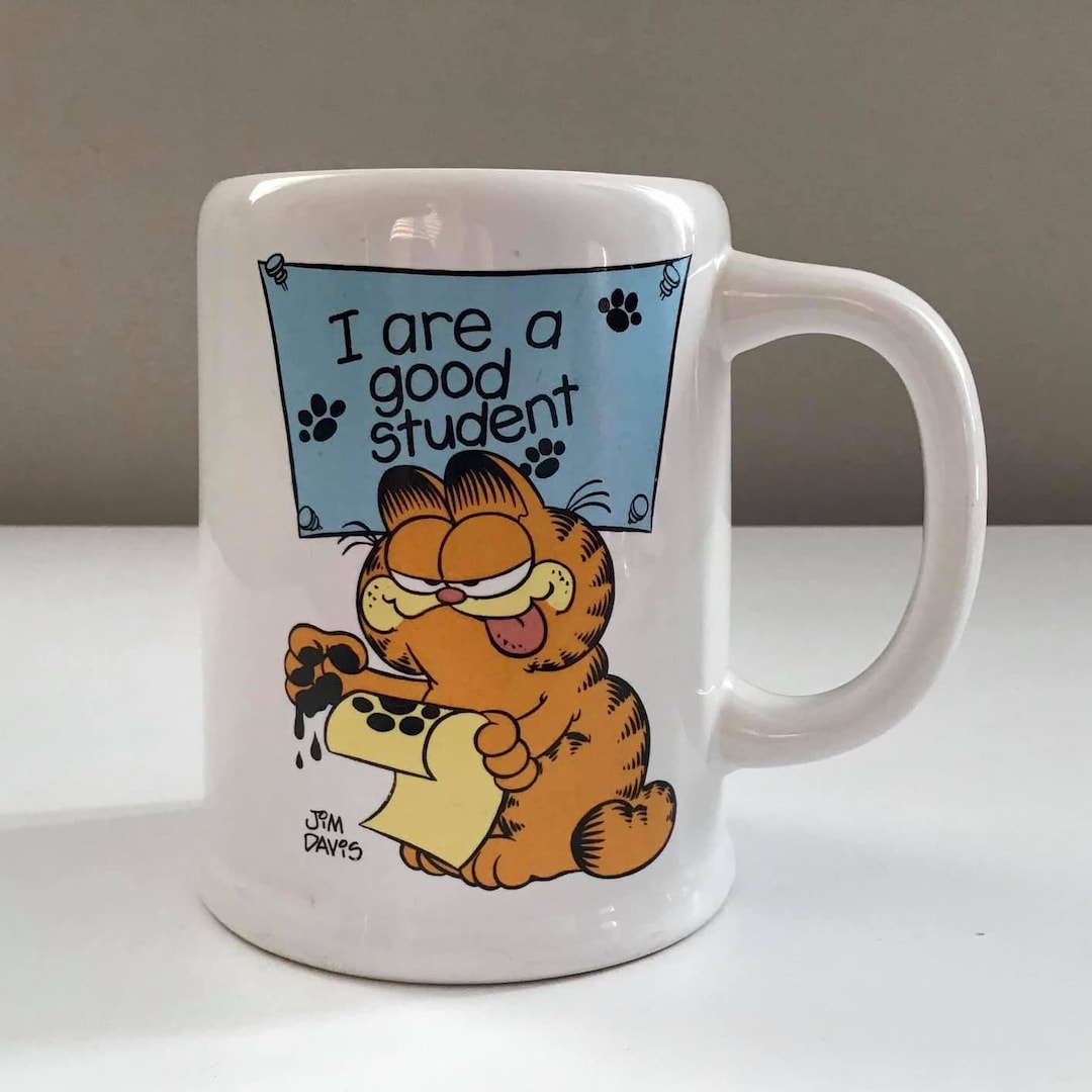 Vintage 1978 Garfield Mug, Collectible Mug - Etsy