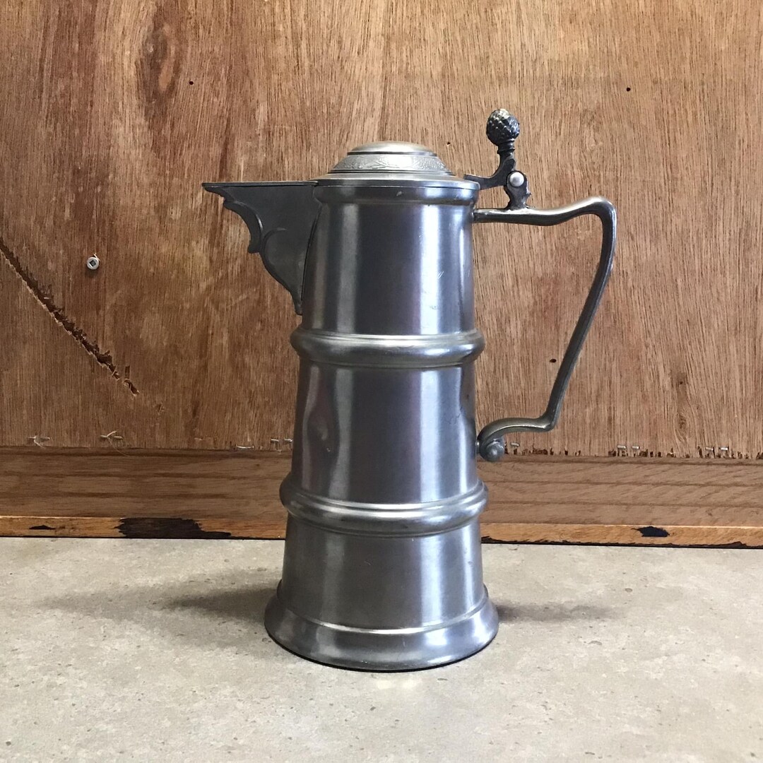 Vintage Frieling Zinn Germany Pewter Tankard Stein Pitcher Jug - Etsy