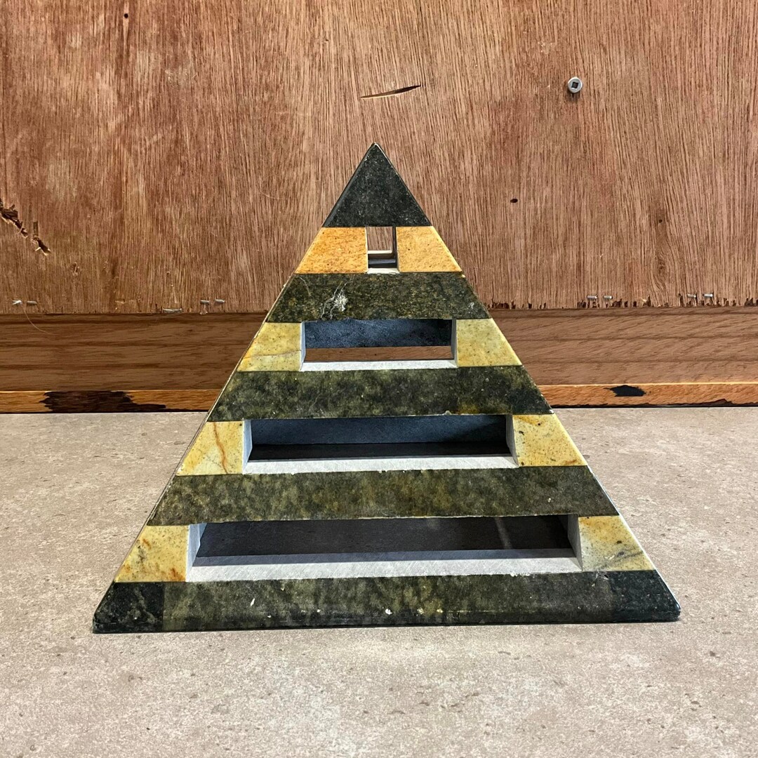 Stone Pyramid Sculpture for Healing Reiki Vastu Meditation ...