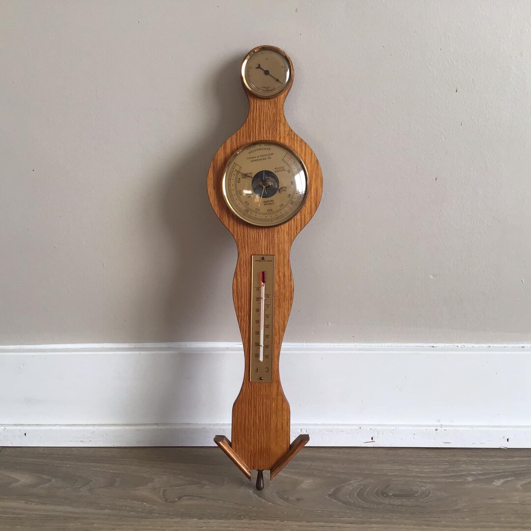 Vintage Weather Station Made in France, Baromaster Weather Station ...