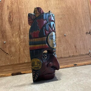 Vintage Wall Wooden Mask, Sacred Wooden Mask// Hand Carved//shamanic ...