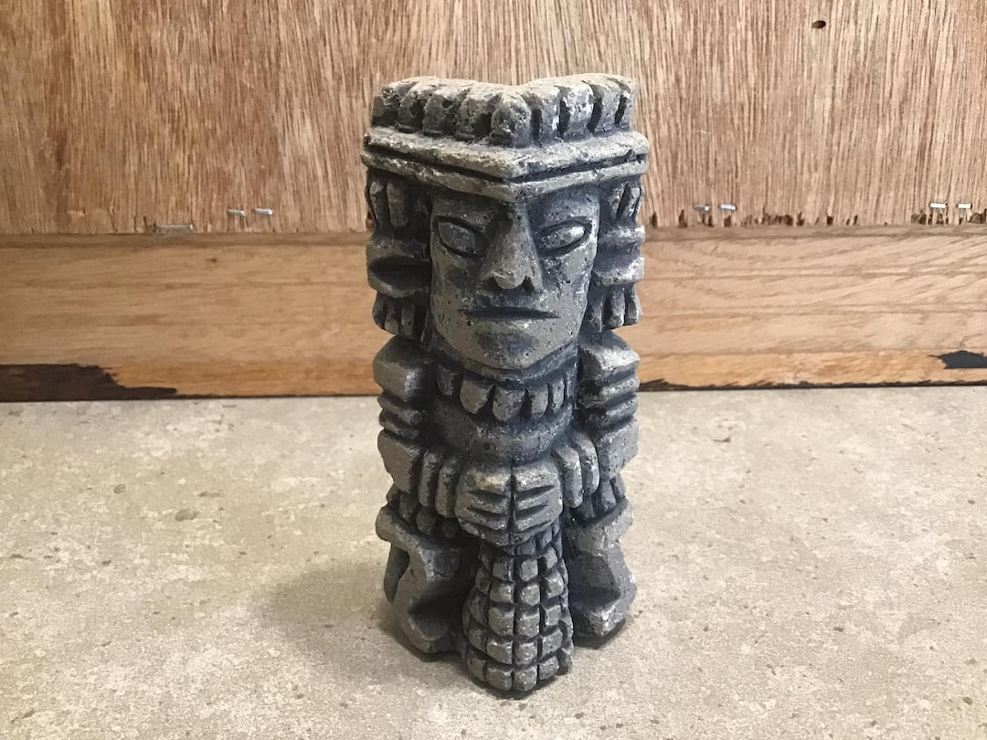 Aztec Mexico Statue Figurine Aztec Mayan Ruins Stone - Etsy