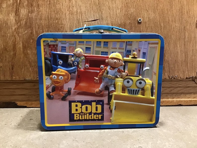 Vintage BOB THE BUILDER Metal Box With Handle Bright Colors - Etsy