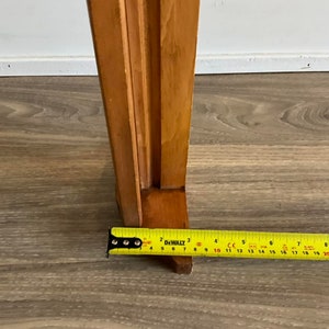 Vintage Wood Hanging Wall Shelf W/ Spindle Guard Rail & Plate Groove ...