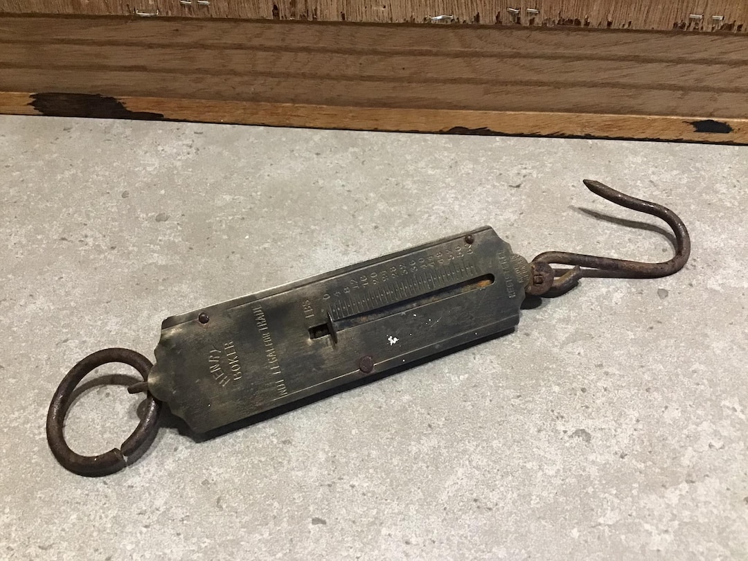 Henry Boker Spring Balance Scale, Brass Pocket Scale Made in Germany - Etsy