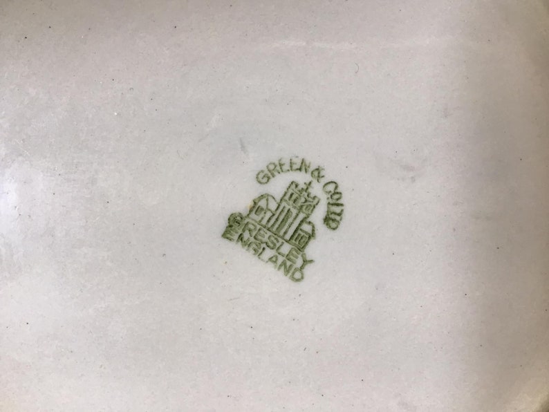 Vintage Green Co Gresley England Cornishware Blue & White - Etsy