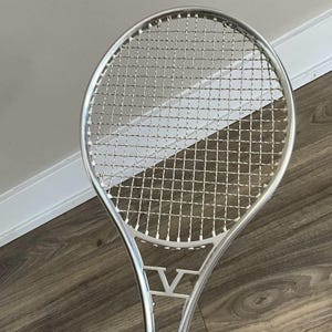 Vintage Slazenger Plus Aluminum Chrome Tennis Racquet Racket "v" Design ...