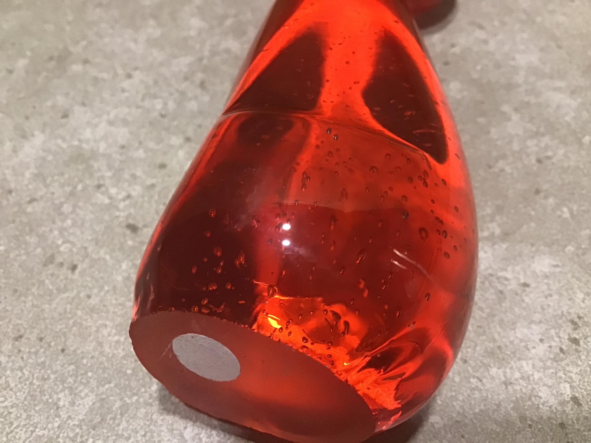 Vintage Glass Dog Sculpture Figurine Murano Style Orange Red Glass - Etsy