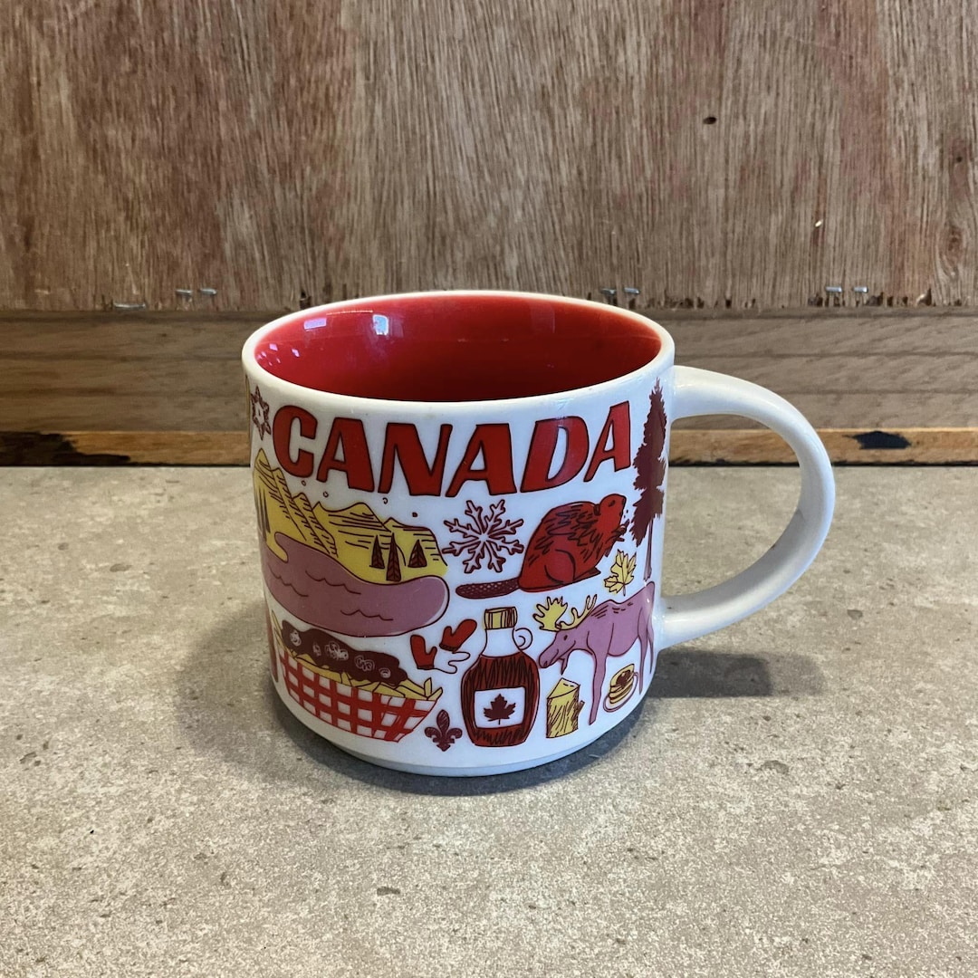 STARBUCKS CANADA Mug Been There Series Across the Globe Collection - Etsy