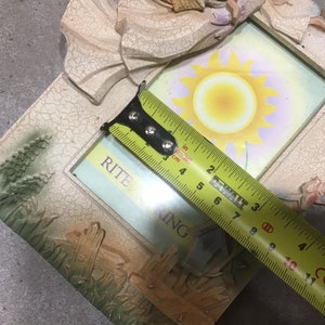 3D Flower Fairy Photo Frame: Easel Back, Holds 3x5 - Etsy
