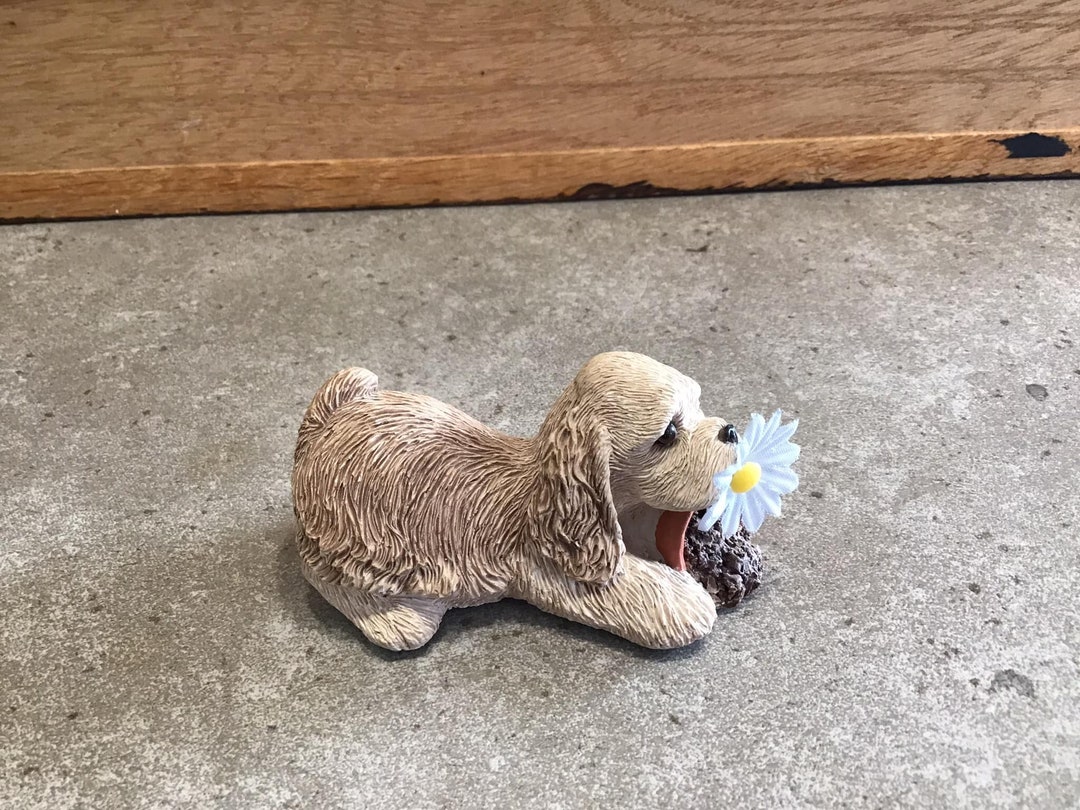 Sandicast Pesky Peepers Cocker Spaniel Dog Figurine Sandra Brue ...