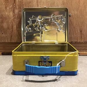 Vintage BOB THE BUILDER Metal Box With Handle Bright Colors, Collectors ...