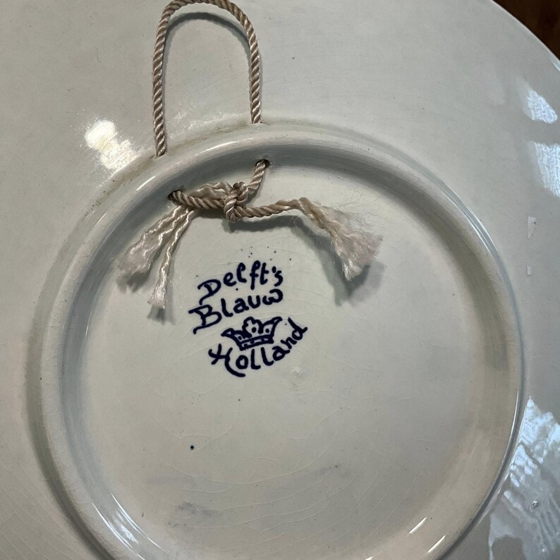 Delft Blue Plate Made in Holland - Etsy