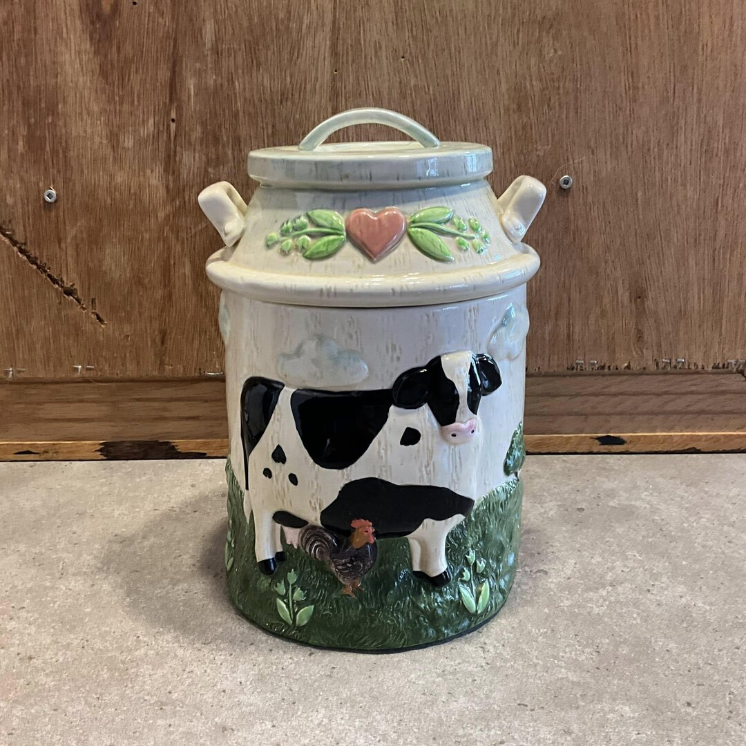 Cow Cookie Jar - Otagiri - Canister - Cookie Jar - Farm - Country ...