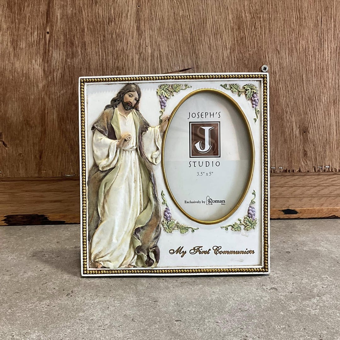 First Communion Jesus Photo Frame, 3.5x5 Photo - Etsy