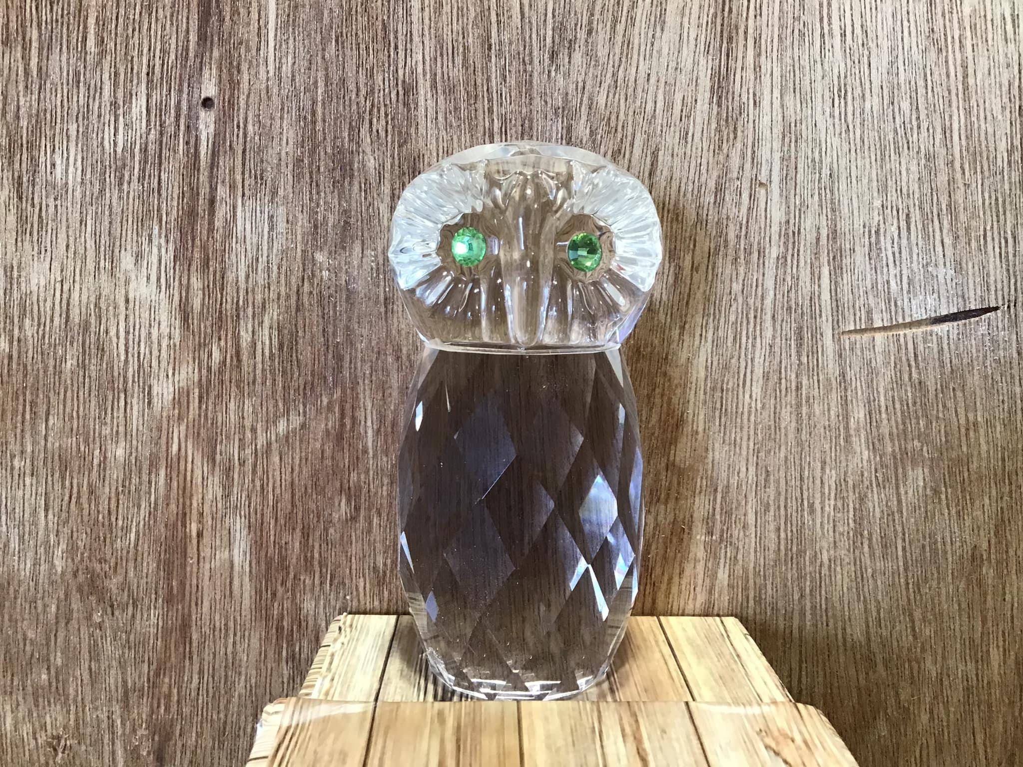 Oleg Cassini Crystal Owl Paperweight Figurine - Etsy