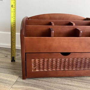 Vintage Mail Organizer Vintage Floral Desk Organizer and Mail Sorter ...