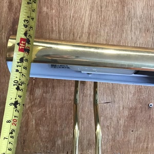 Vintage Brass Bankers Style Lamp W/ Adjustable Arm Piano Reading Desk ...