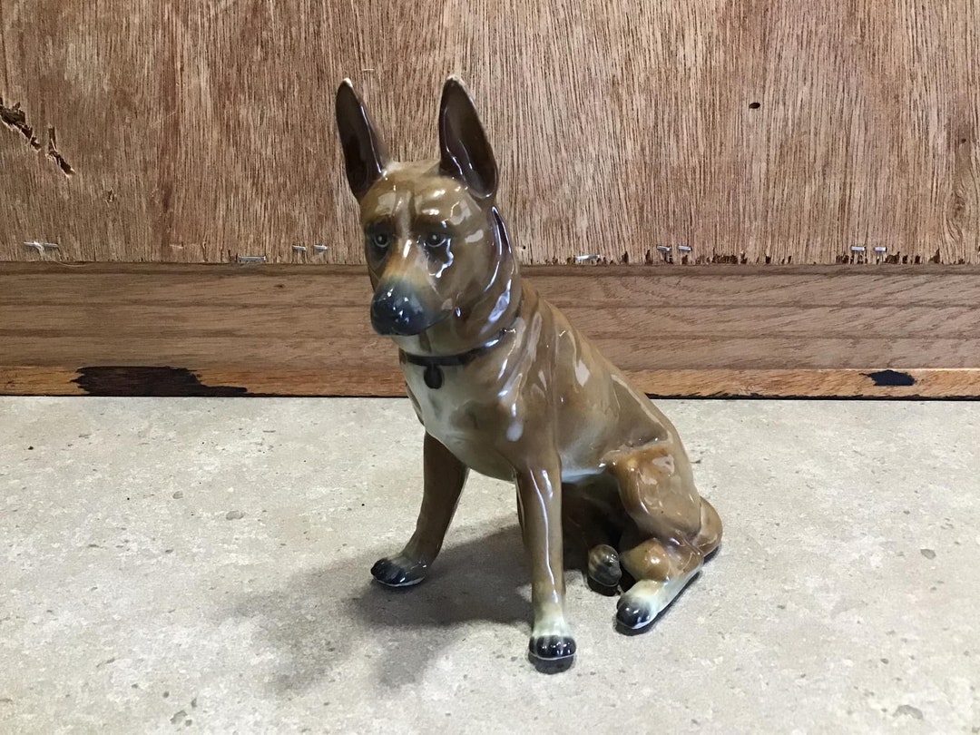 Vintage Sitzendorf Dresden German Shepherd Dog Made in Germany - Etsy