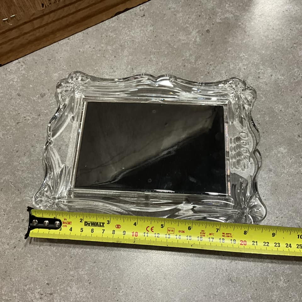 Waterford Crystal Millennium Picture Frame Holds a 6"x4" Picture - Etsy