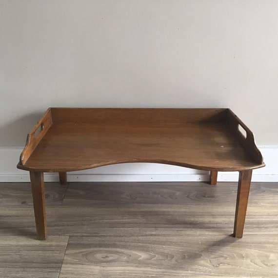Wooden table tray with legs store