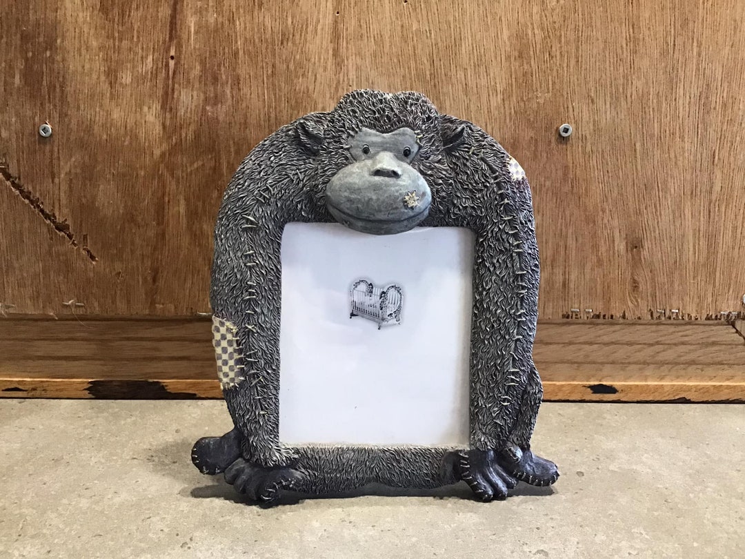 Monkey Photo Frame 3D Animal Picture Frame Photo Easel Back - Etsy