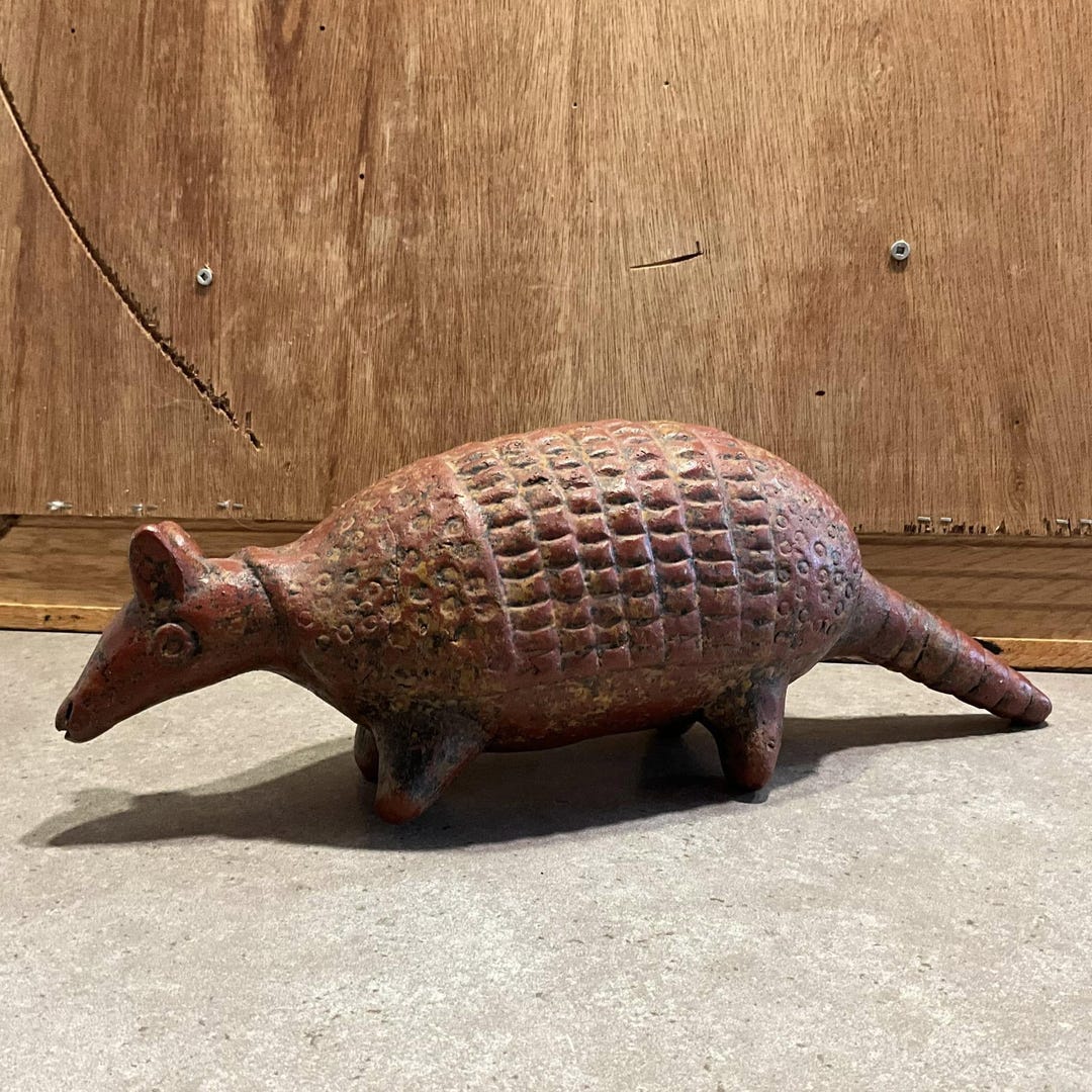 Clay Armadillo Figurine - Etsy