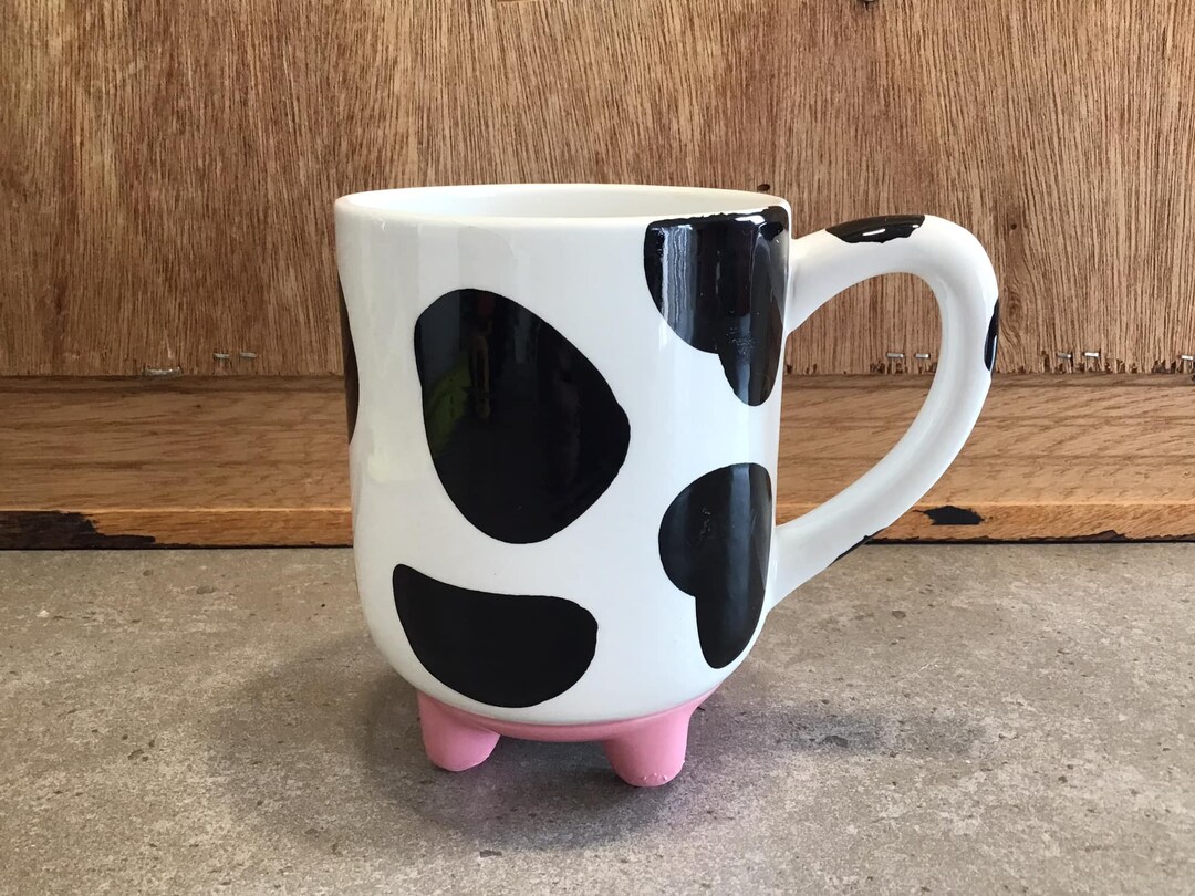 Cow Print Cow Udder Coffee Mug Calling All Cow Lovers Super - Etsy