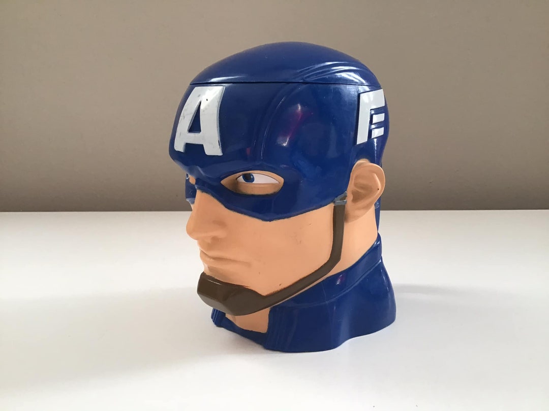 3D Marvel Universe Live - Captain America Plastic Head Souvenir Flip ...