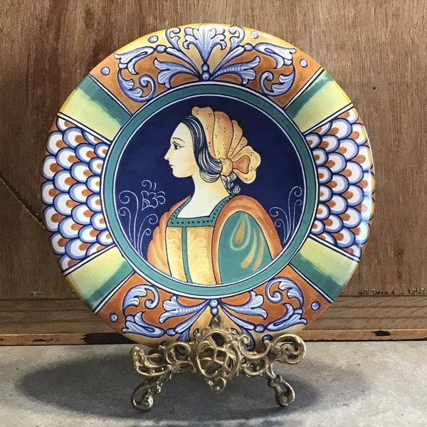 Blue Deruta Pottery - Etsy