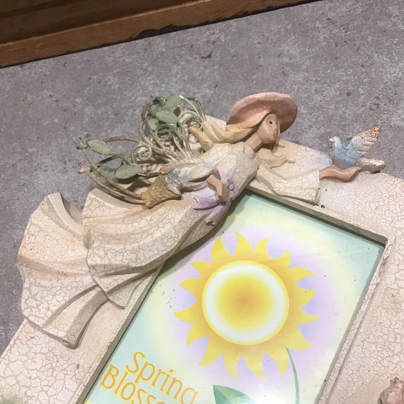 3D Flower Fairy Photo Frame: Easel Back, Holds 3x5 - Etsy