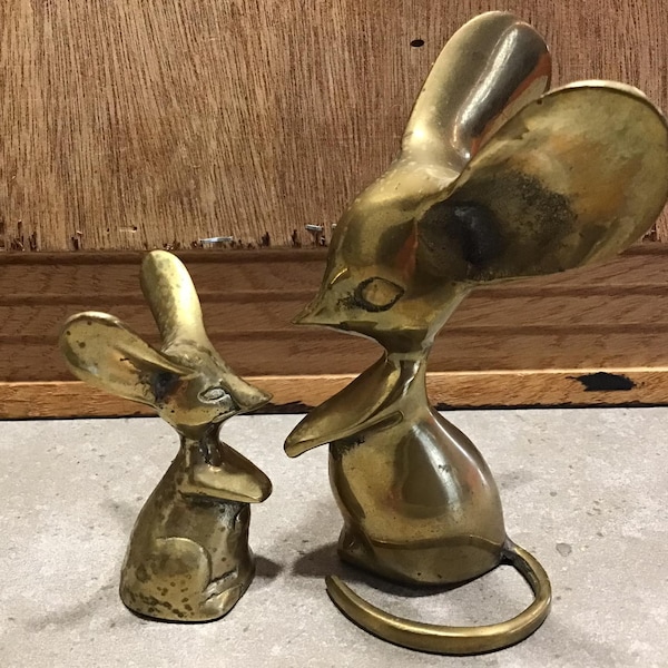 Brass Mouse - Etsy