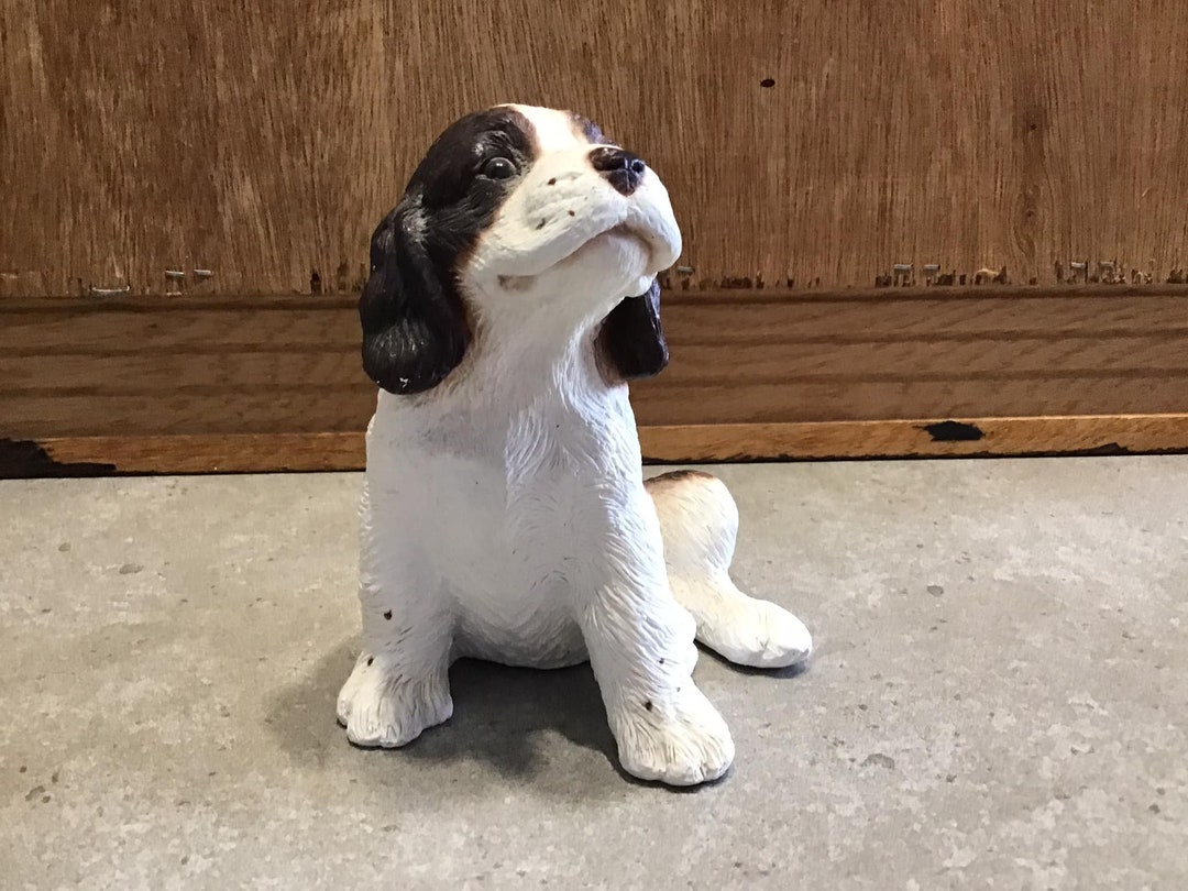 Cocker Spaniel Figurine, Resin Dog Statue - Etsy