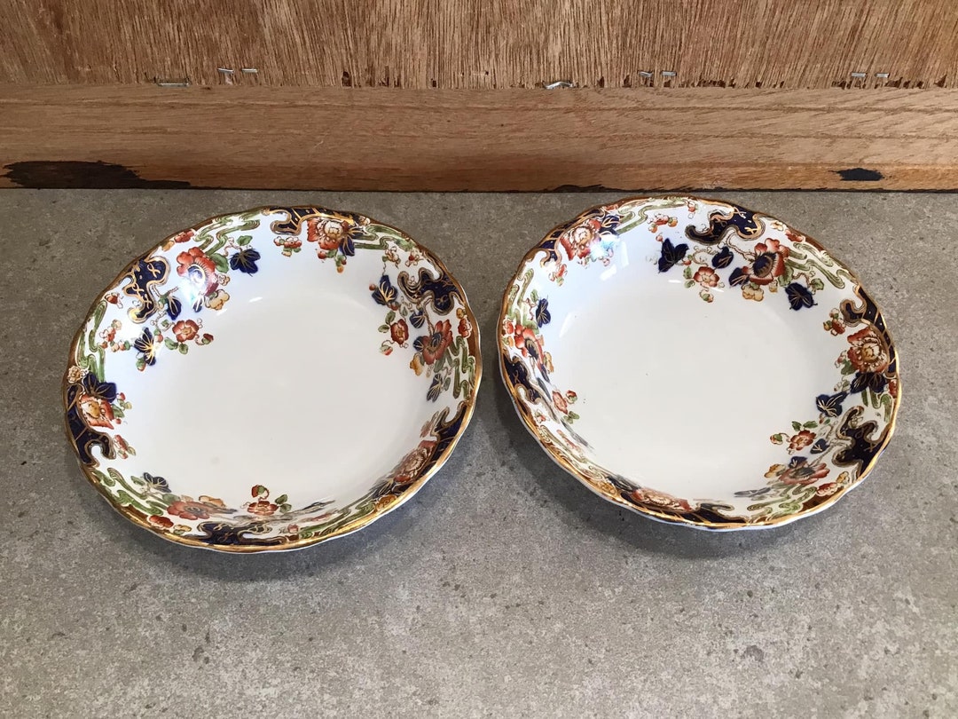 2 Keeling & Co Late Mayers Losol Ware “tokio” Pattern 1893 Plates Hand ...