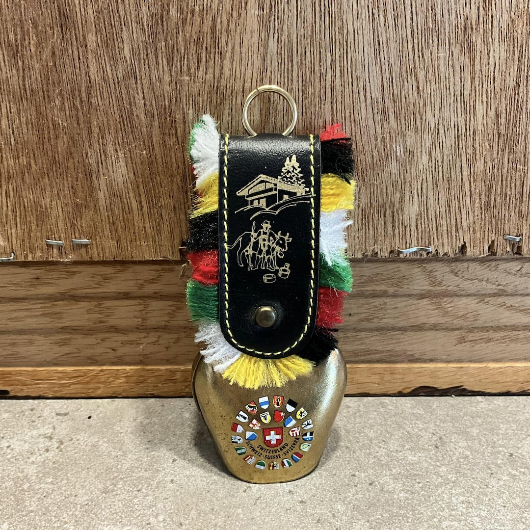 Switzerland Metal Cow Bell - Handmade Swiss Cow Bell With Fringed ...
