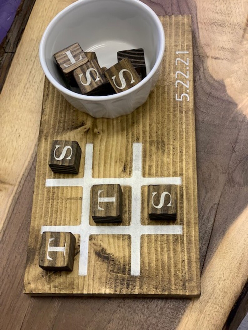 Tabletop Tic Tac Toe Game Wedding Games Indoor/outdoor Party | Etsy