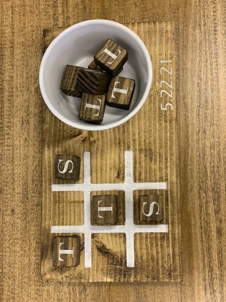 Tabletop Tic Tac Toe Game Wedding Games Indoor/outdoor Party | Etsy