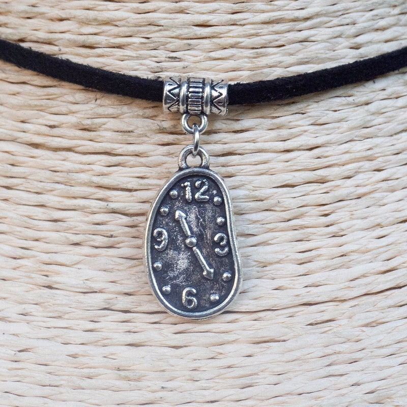 Clock Necklace - Etsy
