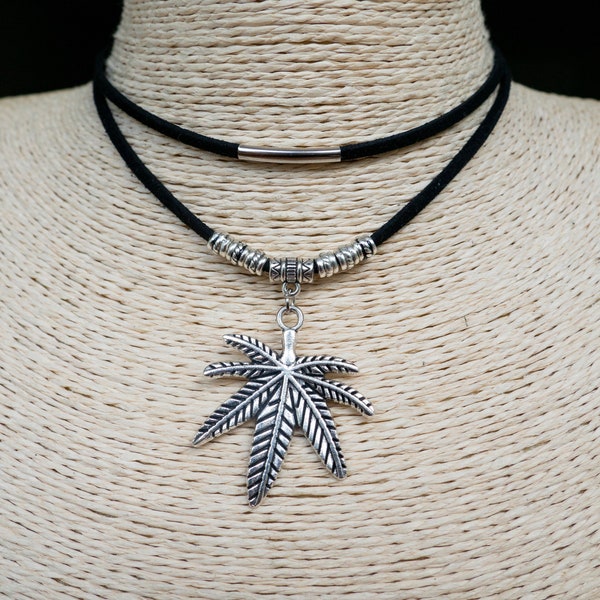 Pot Leaf Necklace - Etsy