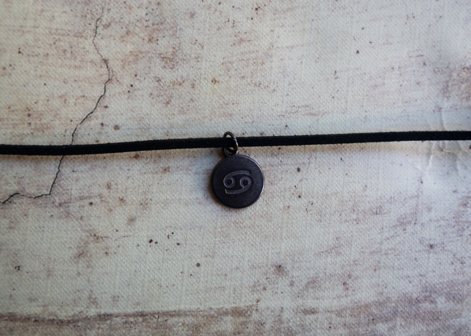 Zodiac Choker Charm Necklace Birth Signs Cord Choker Horoscope - Etsy