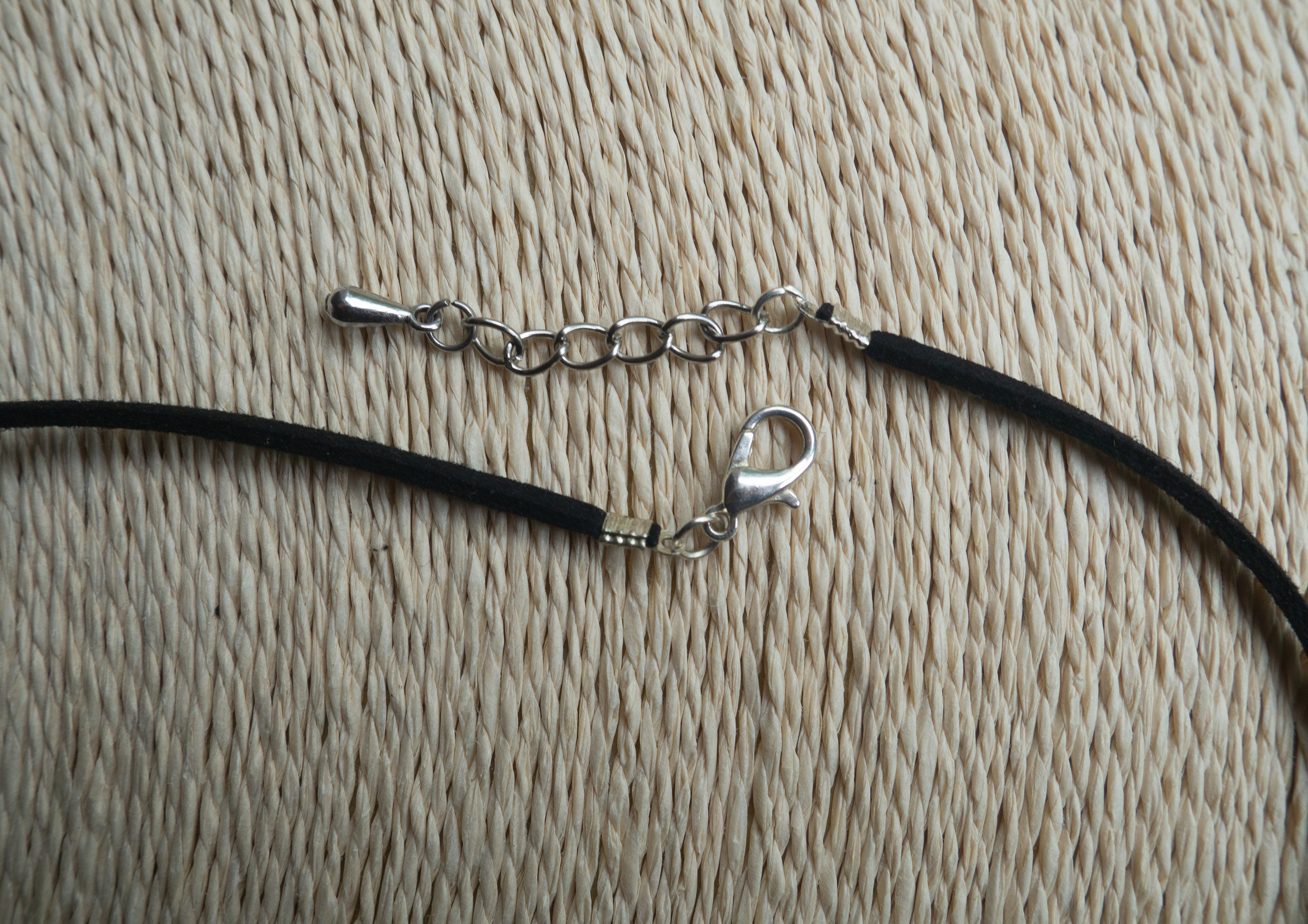 Heart With Wings Necklace Winged Heart Pendant Cord Choker Vegan ...