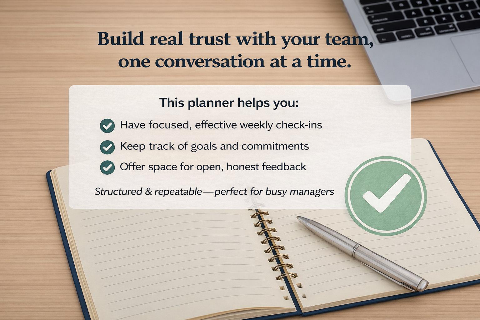 One-on-one Check in Template for Meaningful Employee Conversations - Etsy
