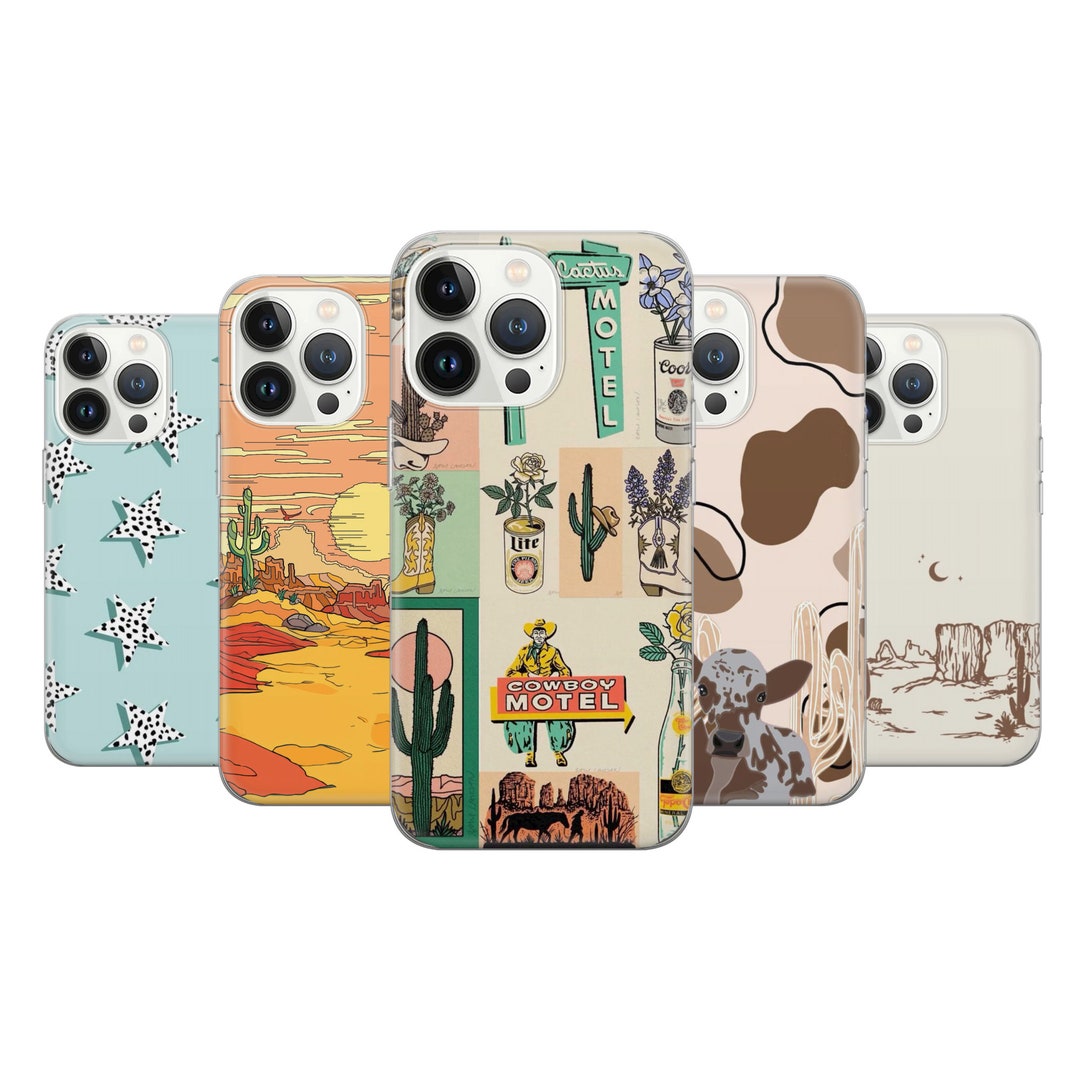 Western Cowboy Phone Case Rodeo Aesthetic Cover for iPhone 16, 15, 14 ...