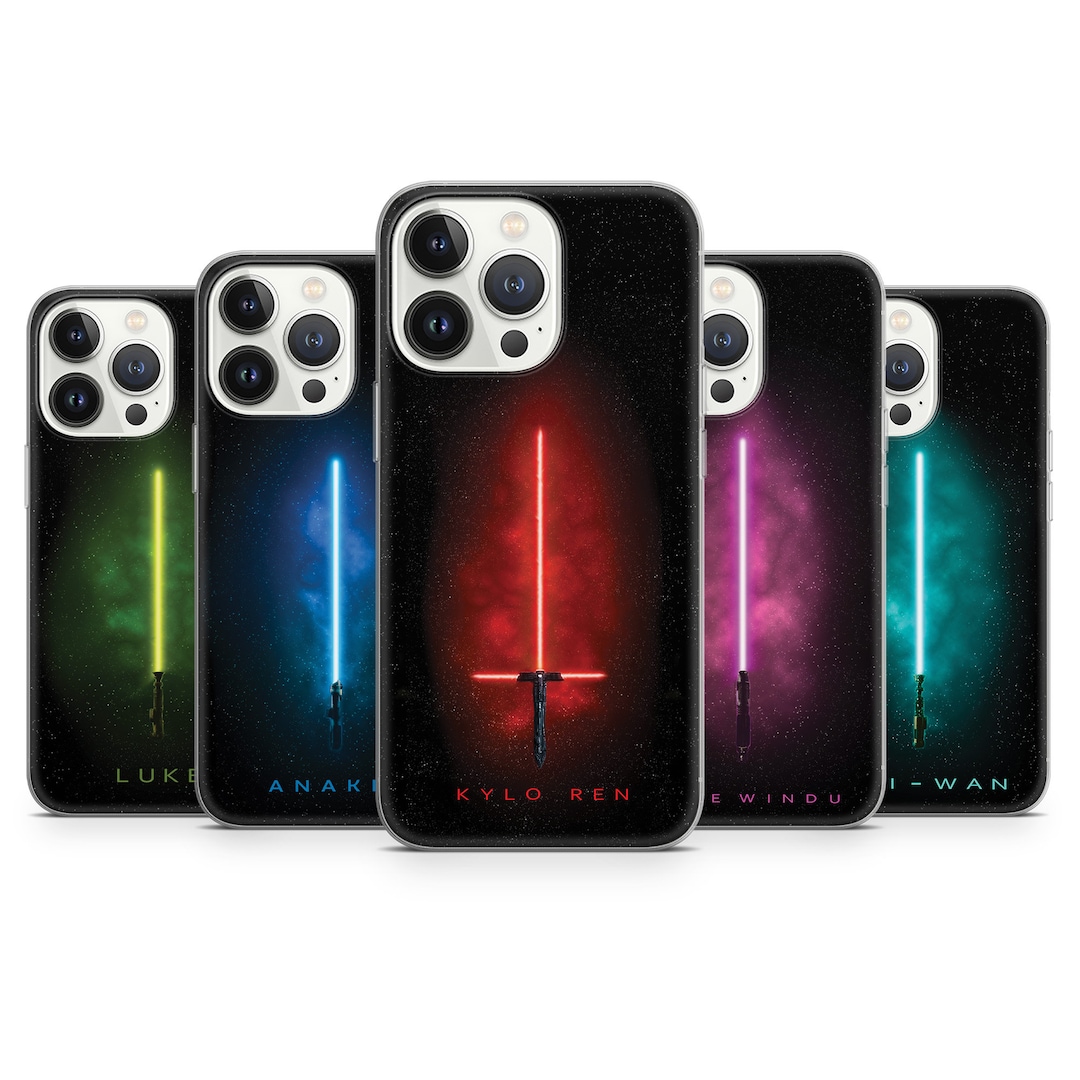 Light Saber Phone Case Personalized Cover for iPhone 16, 15, 14, 13, 12 ...