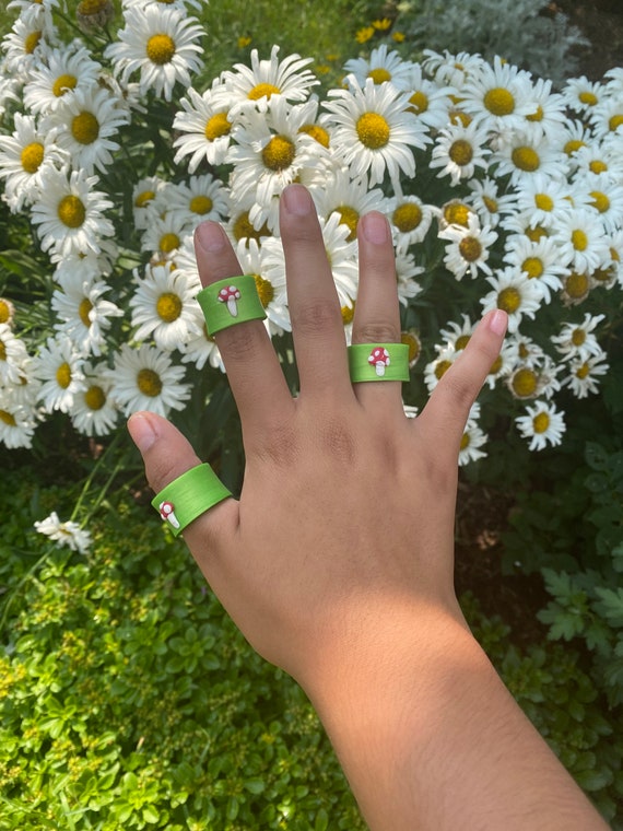 Mushroom clay ring store