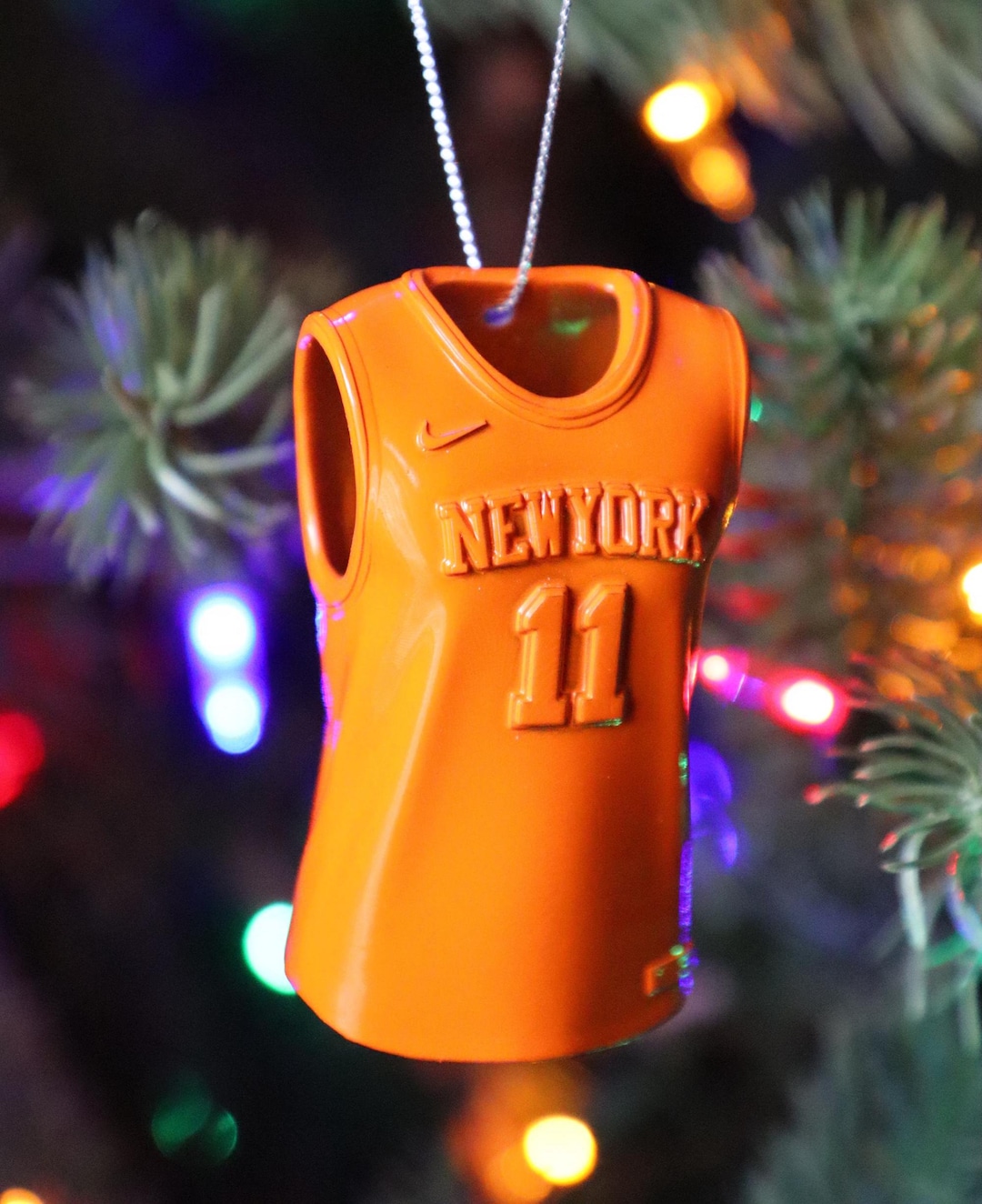 New York Knicks Jalen Brunson Jersey Christmas Ornament, Basketball ...