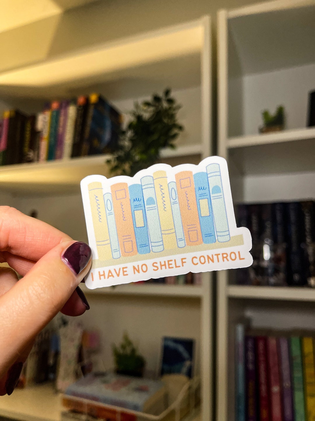 No Shelf Control Vinyl Sticker, Book Lover Gift - Etsy